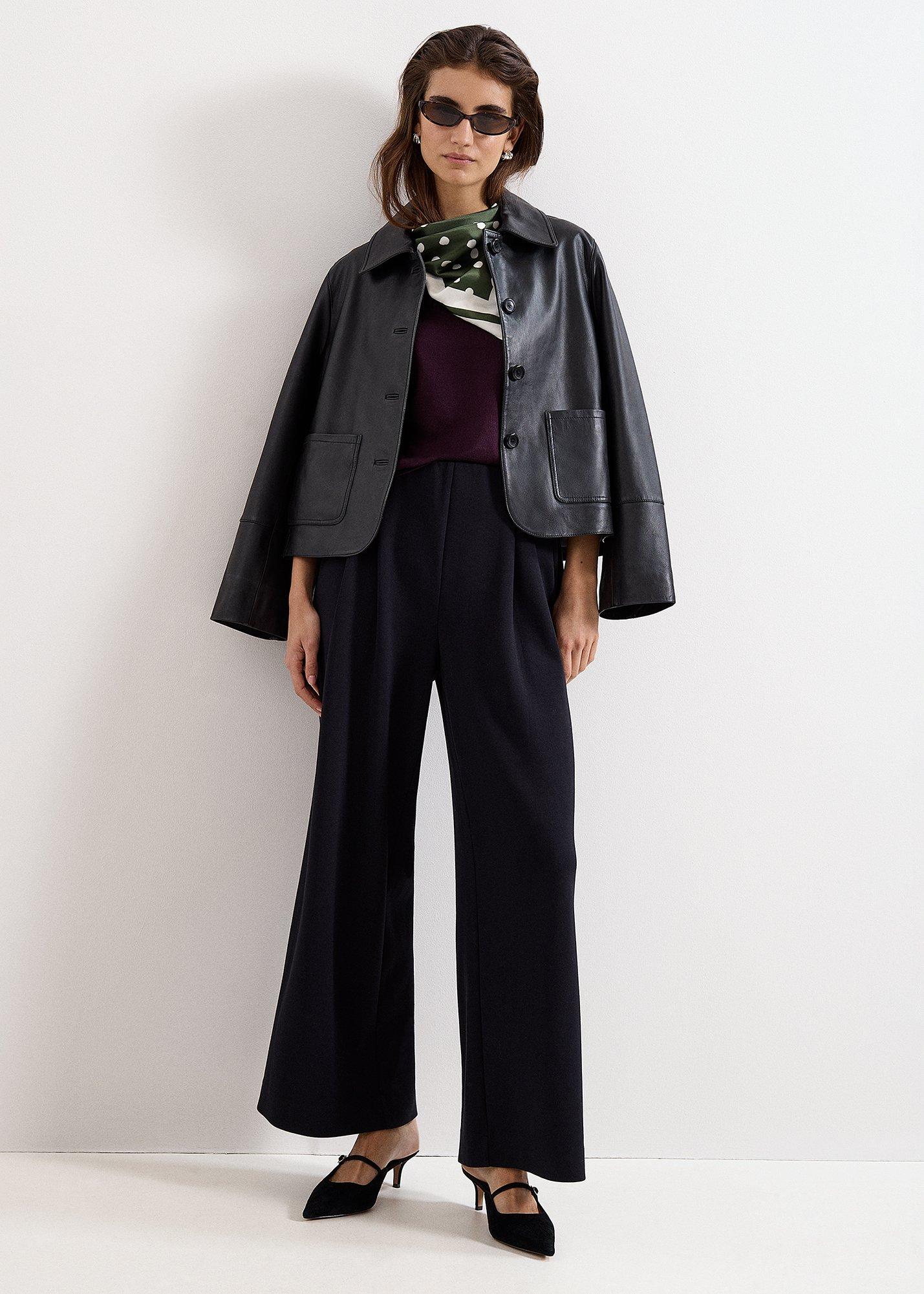 Pippa Real Leather Jacket | Phase Eight UK