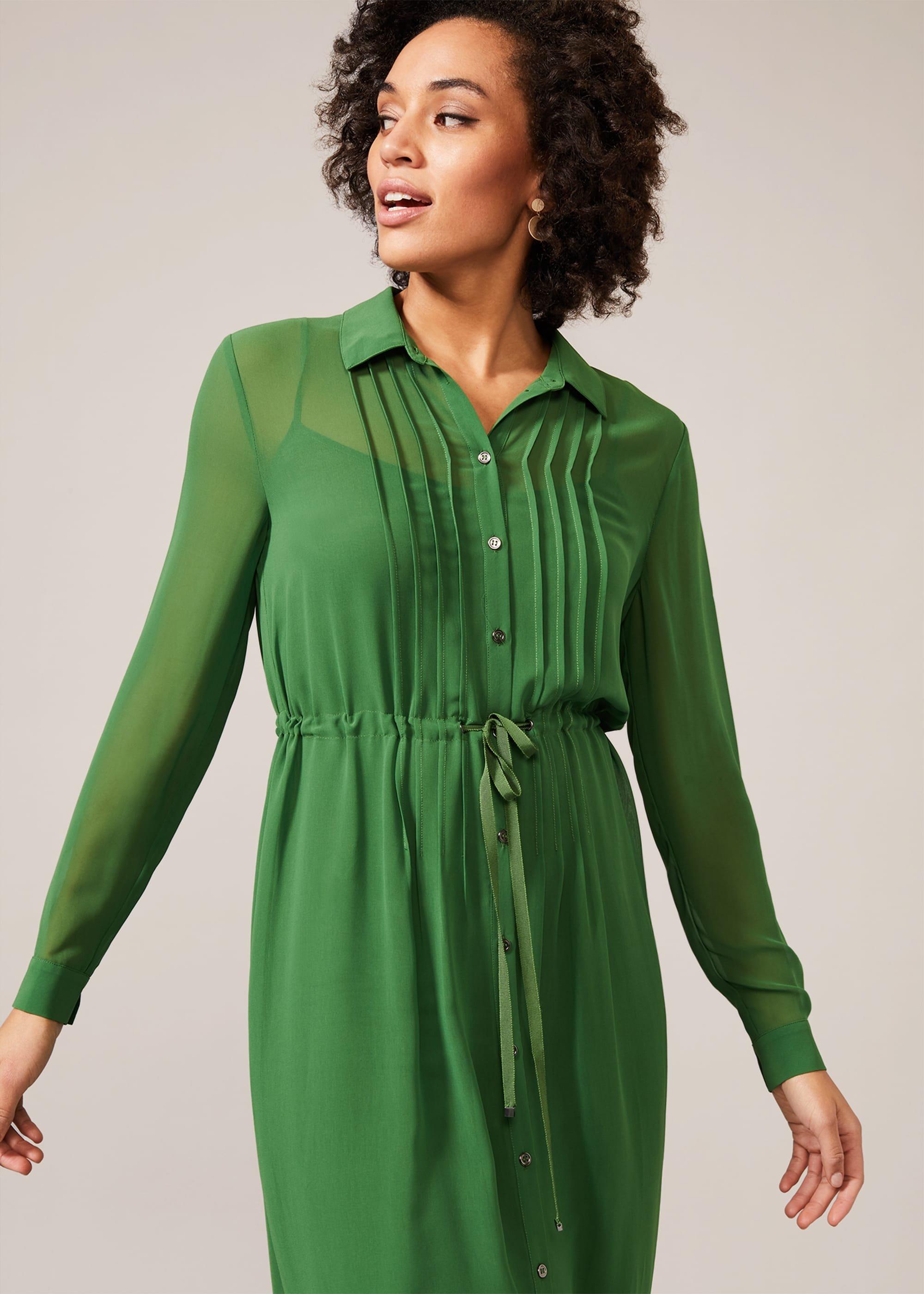 Lou Lou Chiffon Shirt Dress | Phase Eight UK