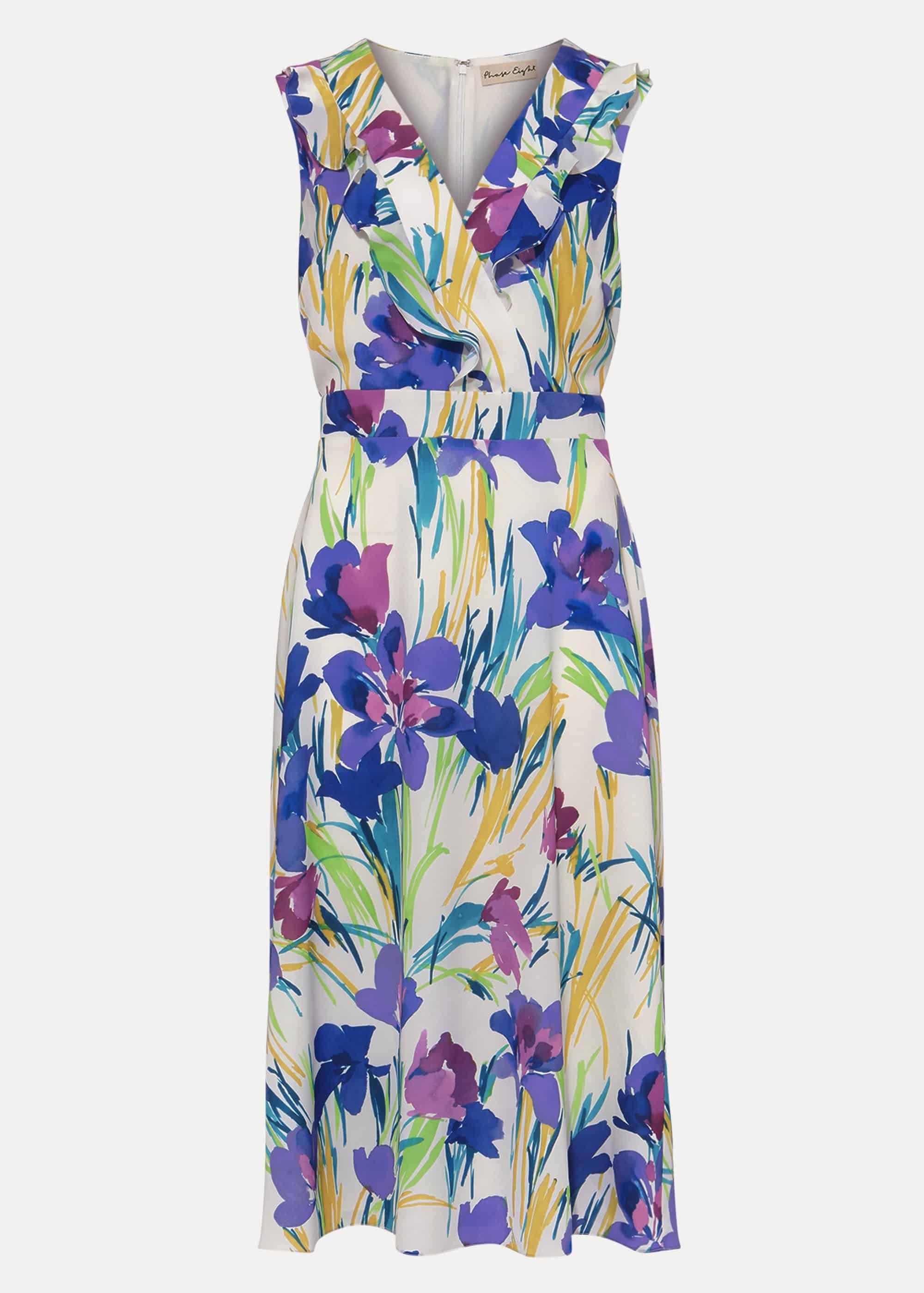 Mylen Floral Frill Dress | Phase Eight EU