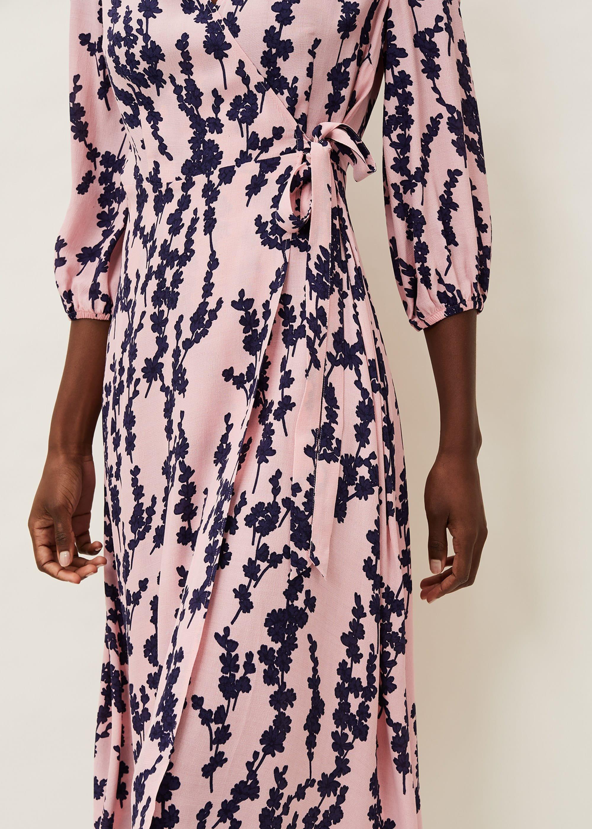 Jean Floral Midi Wrap Dress | Phase Eight UK