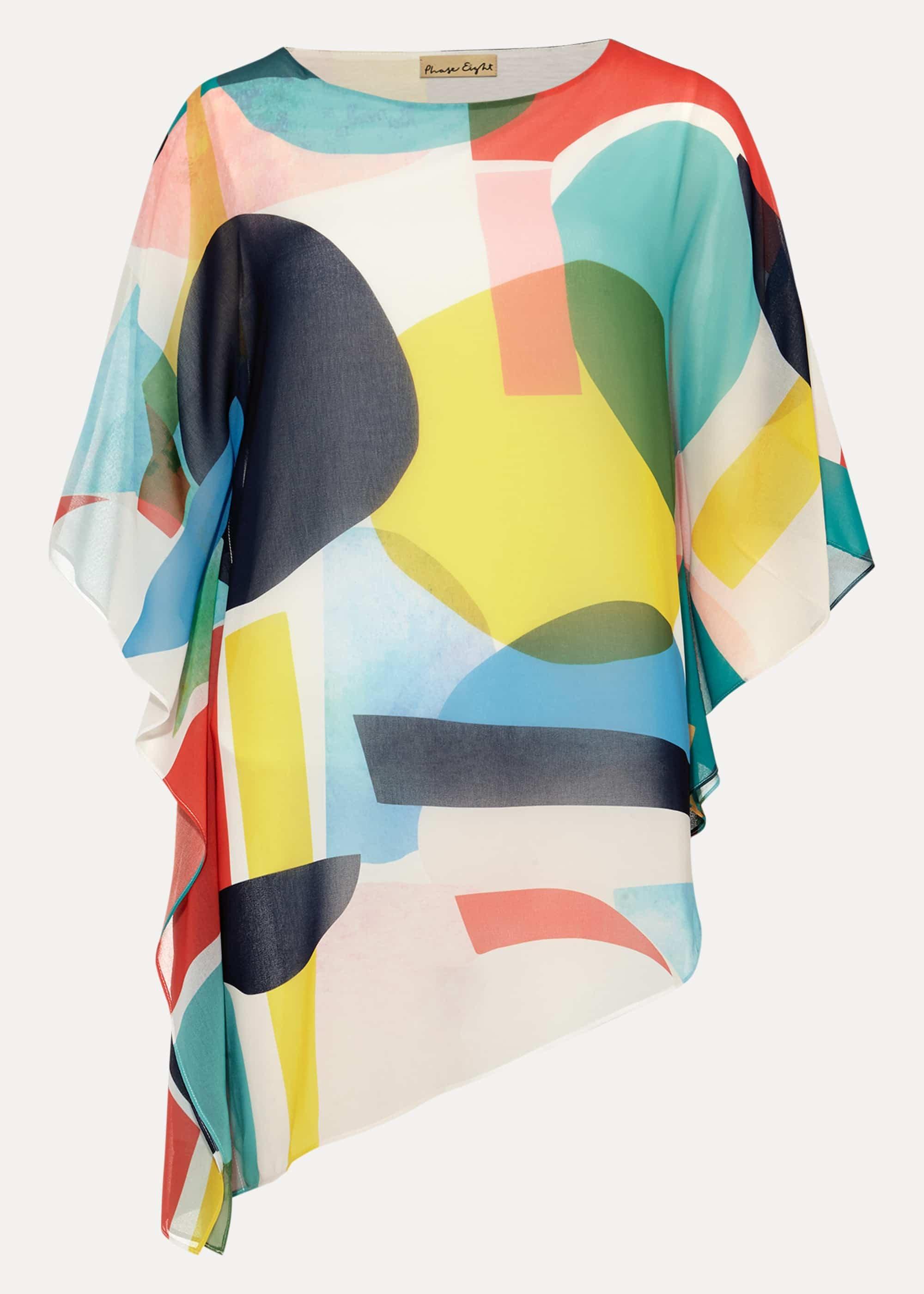 Ida Abstract Print Blouse | Phase Eight AU