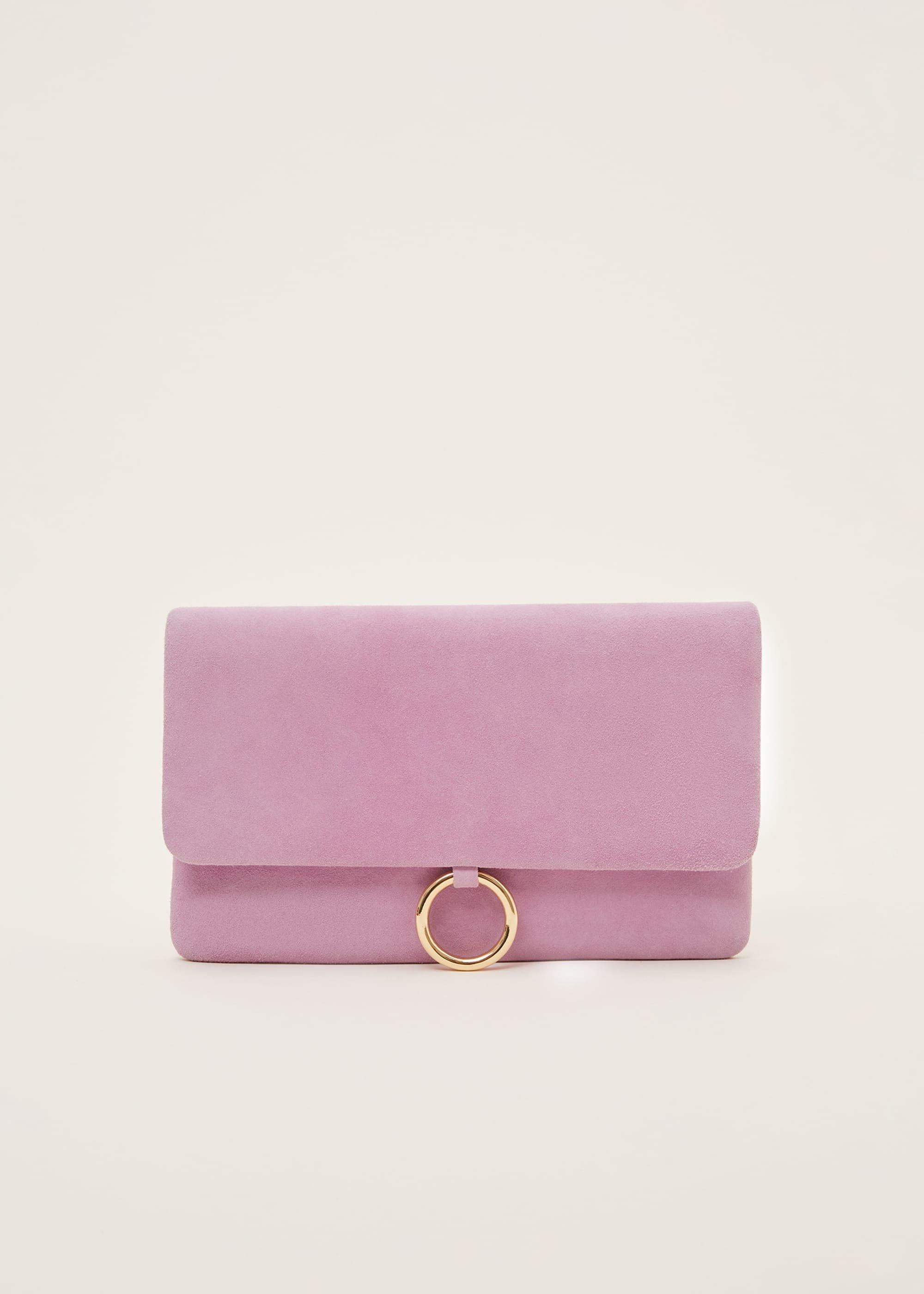 Giselle Suede Clutch Bag | Phase Eight UK