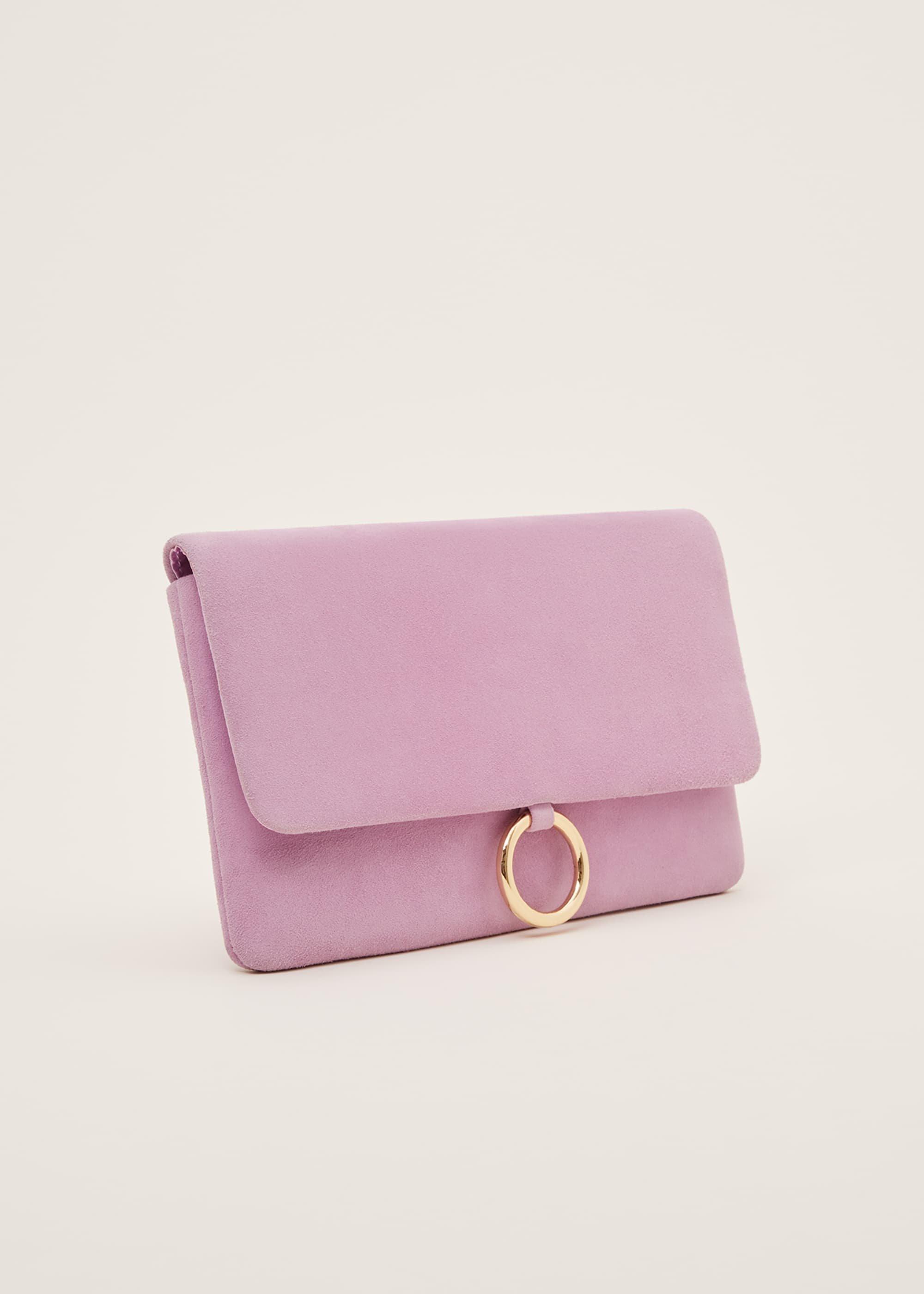 Giselle Suede Clutch Bag | Phase Eight UK