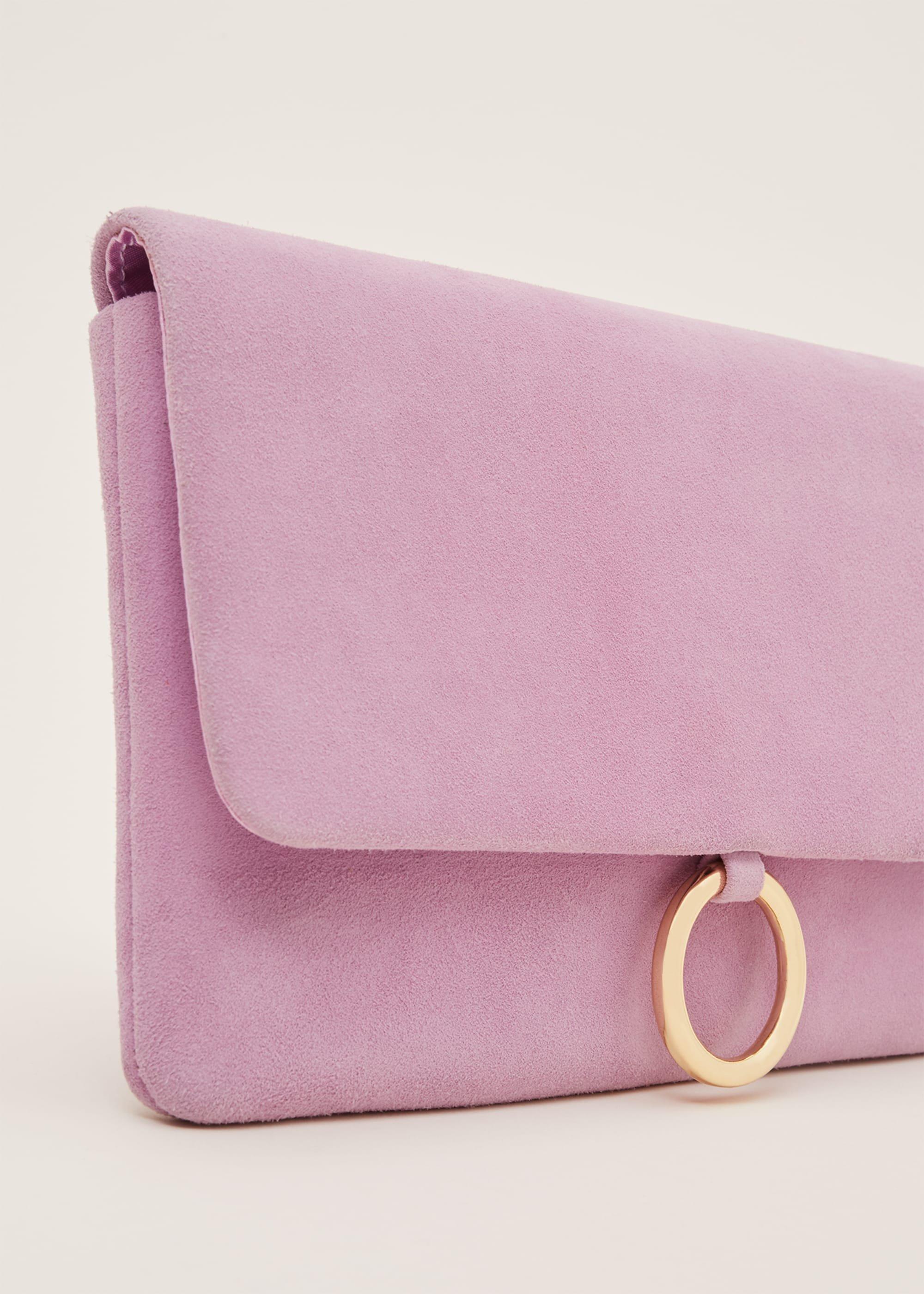 Giselle Suede Clutch Bag | Phase Eight UK